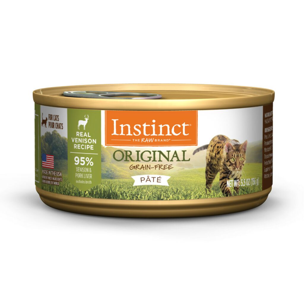 Instinct Original Venison Wet Cat Food, 5.5 oz | Instinctpetfood